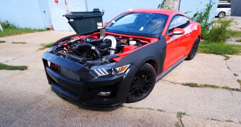 Cummins-Swapped Mustang Gets a GT500 Body, Because Why Not?