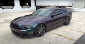 Watch this S197 Mustang Get a Fresh Coat of Ford Mystichrome Paint ...