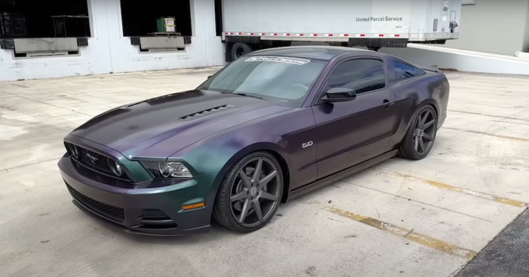 Watch this S197 Mustang Get a Fresh Coat of Ford Mystichrome Paint ...